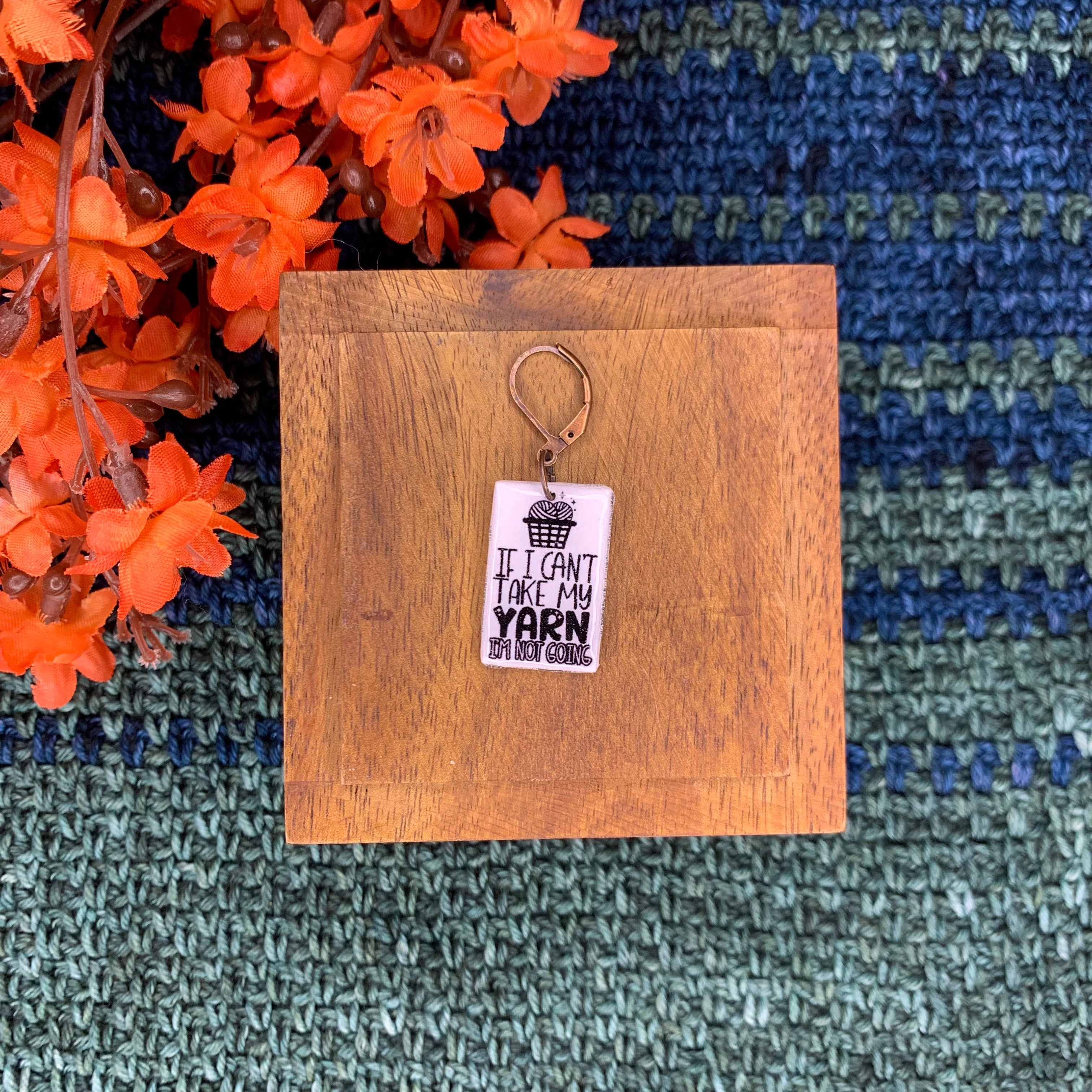 No Yarn, Not Going Stitch Marker/Progress Keeper | Granite Mountain ...