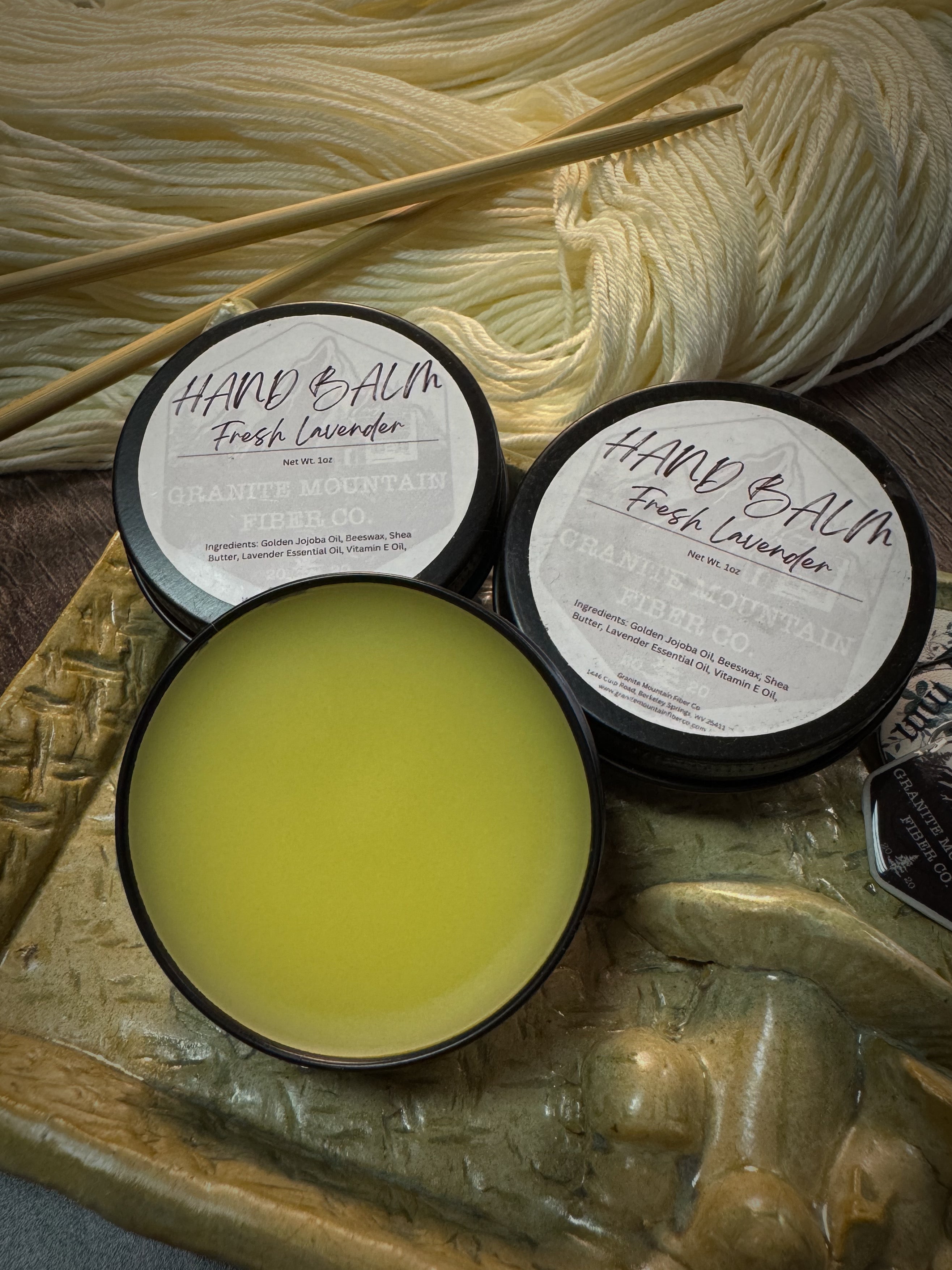 Fresh Lavender Hand Balm | Granite Mountain Fiber Co.